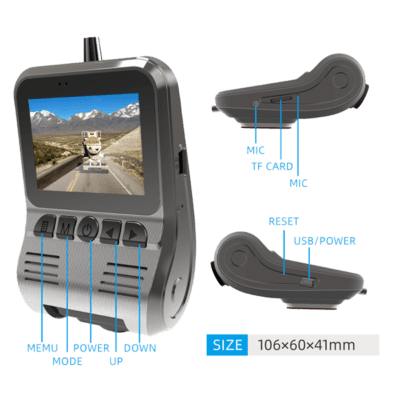 Best car camera with GPS tracker-security camera 24 hours record